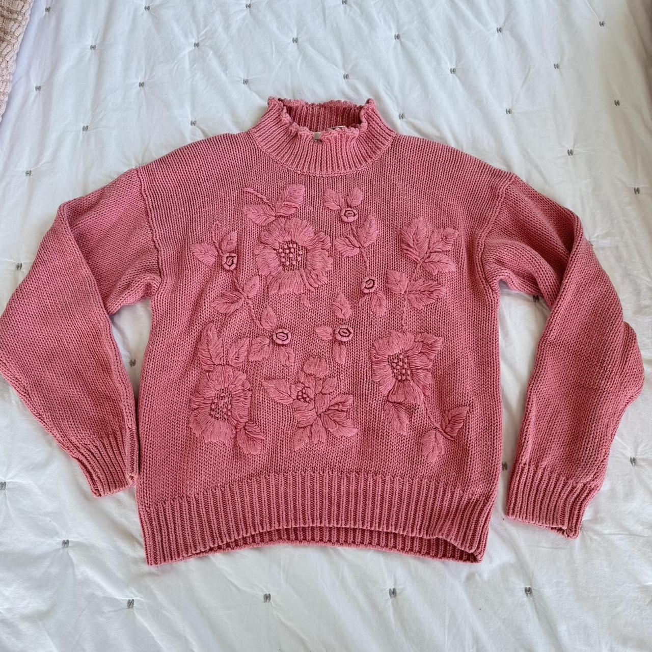 DB Sport Oversized Flower Sweater - Depop