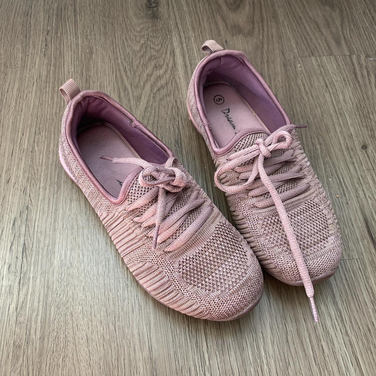Dream seek pink tennis shoes. Bottom of shoes are a... - Depop
