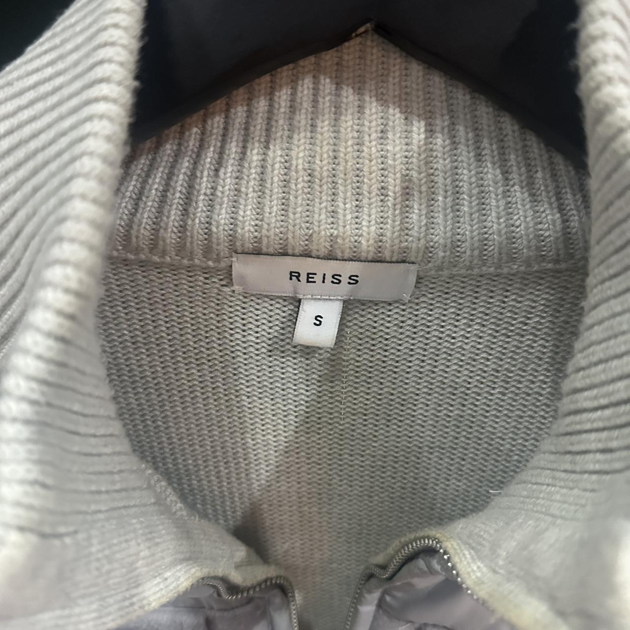 Men’s mixed grey smart reiss quilted jacket Size... - Depop