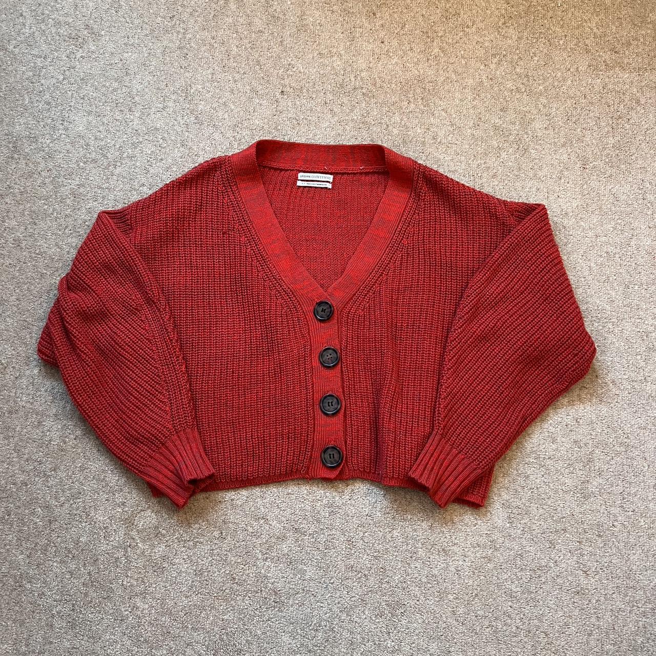 Urban Outfitters red button cardigan ️ Small label... - Depop
