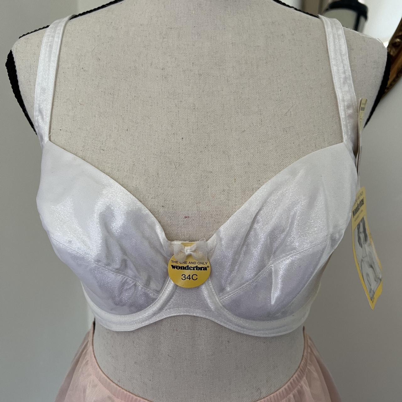 White satin Wonderbra with tags In perfect... - Depop