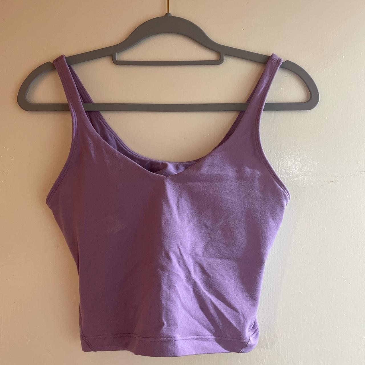 lilac lululemon align top - US size 4 in amazing... - Depop
