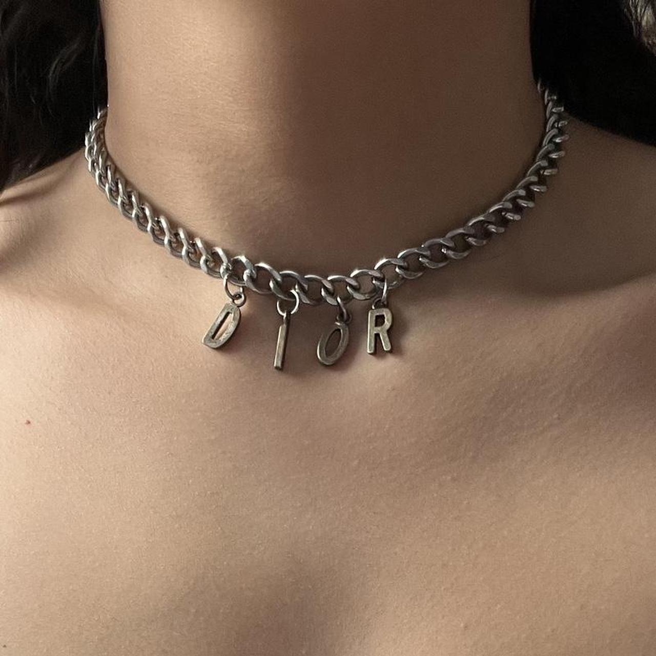 Dior silver chain necklace NO PAYPAL PAYMENTS Dm... - Depop