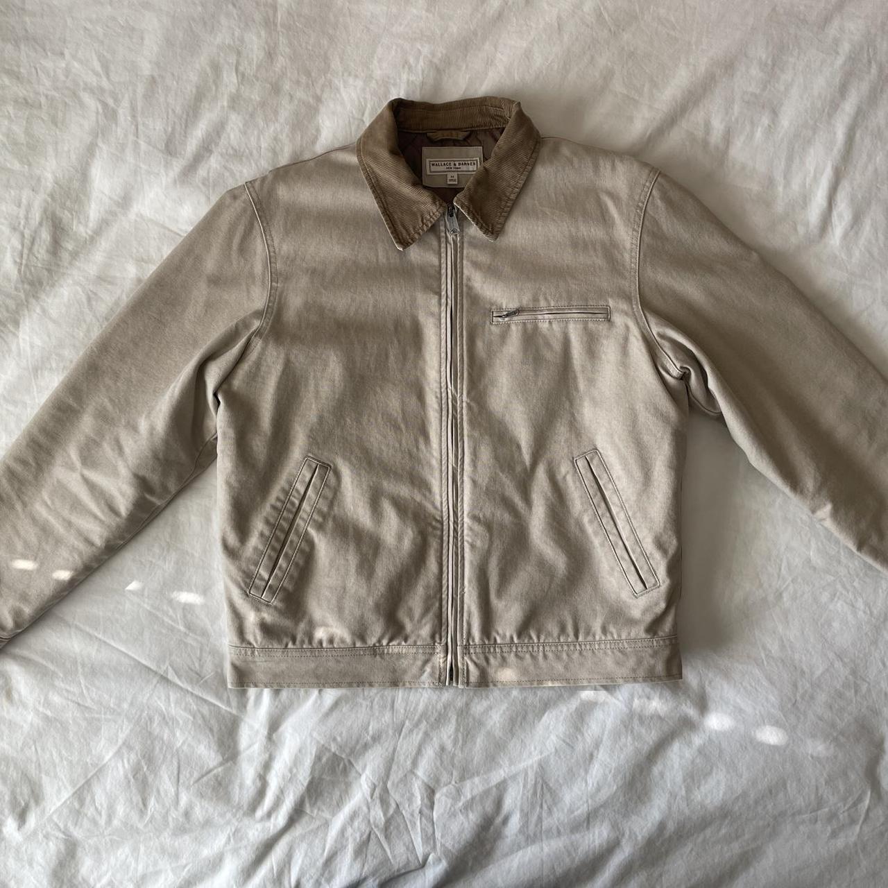 J Crew Wallace and Barnes canvas work jacket Shell... - Depop