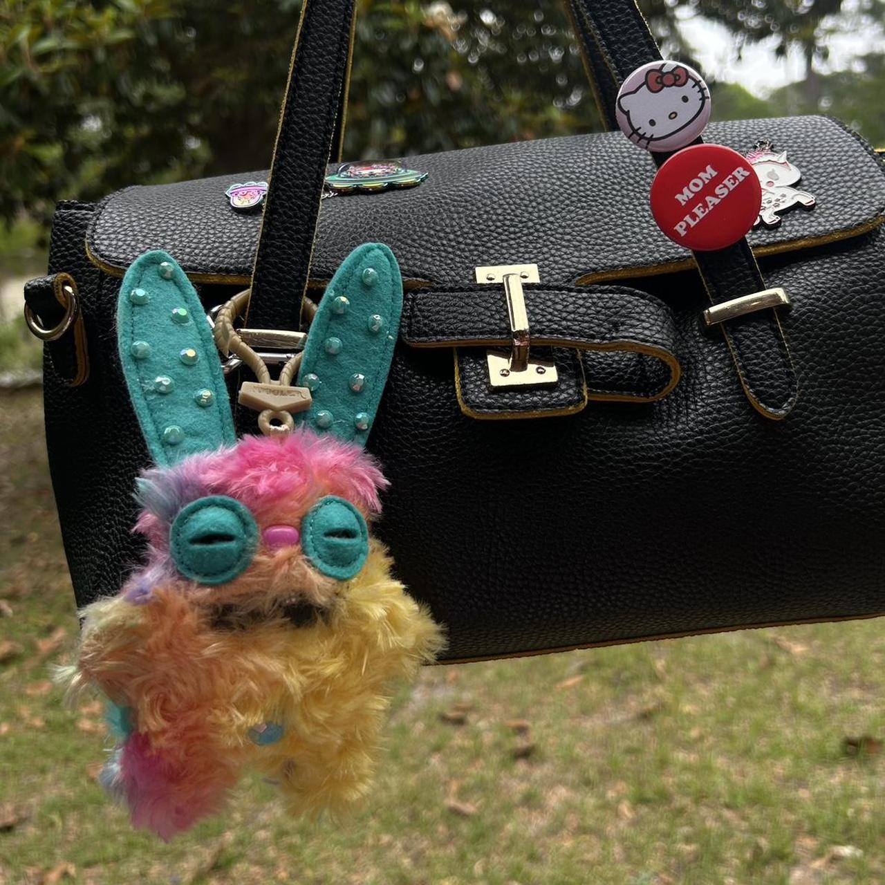 Cute multi-coloured Fuggler bunny keychain #kidcore | Depop