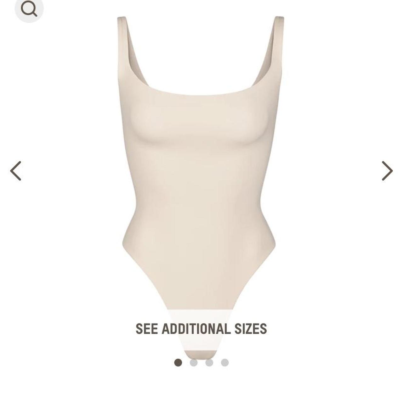 Skims fits everybody square neck bodysuit in shade... - Depop