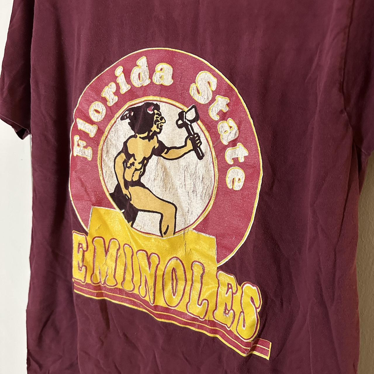 Vintage Florida state university seminoles shirt... - Depop