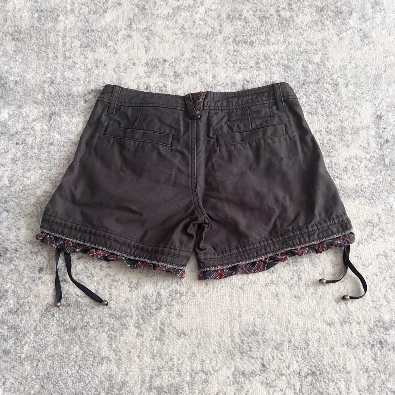 cutest japanese vintage style shorts with plaid... - Depop