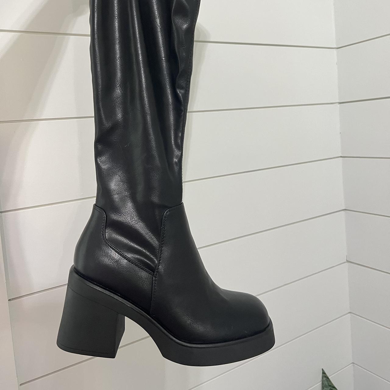 Black knee high boots Call it spring- britany... - Depop