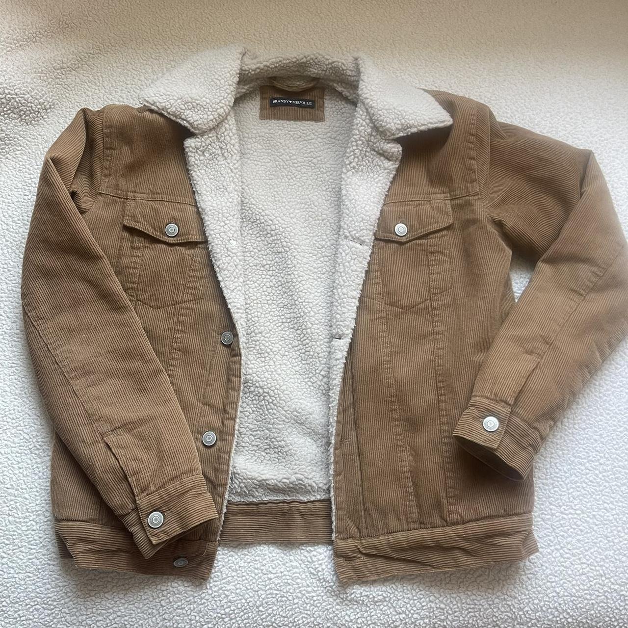 Brandy Melville Women's Brown Jacket | Depop