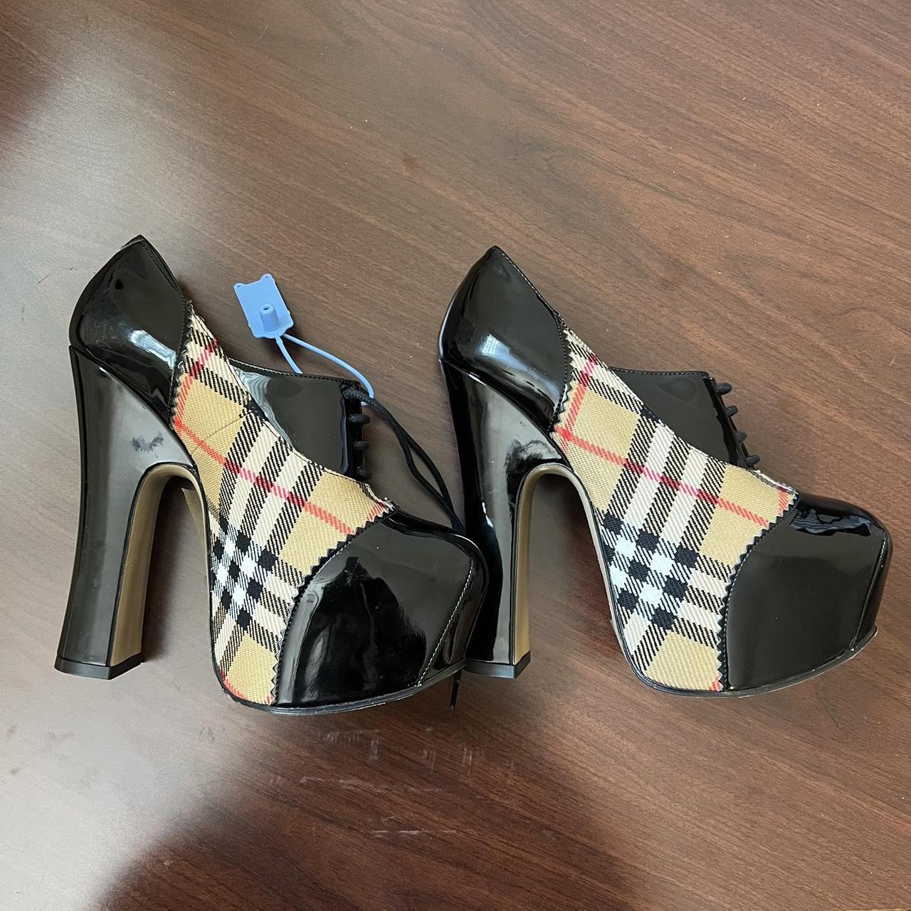 Vivienne Westwood X Burberry Tartan Elevated Court... - Depop