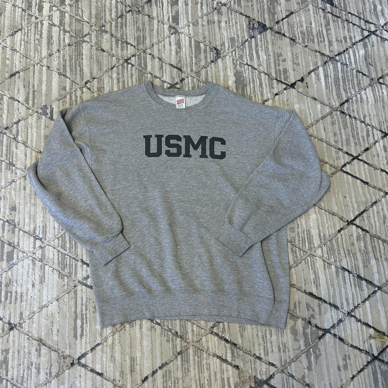 Vintage USMC Marine core men’s vintage Crewneck... - Depop