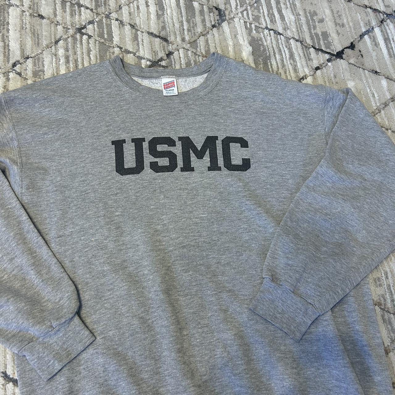 Vintage USMC Marine core men’s vintage Crewneck... - Depop