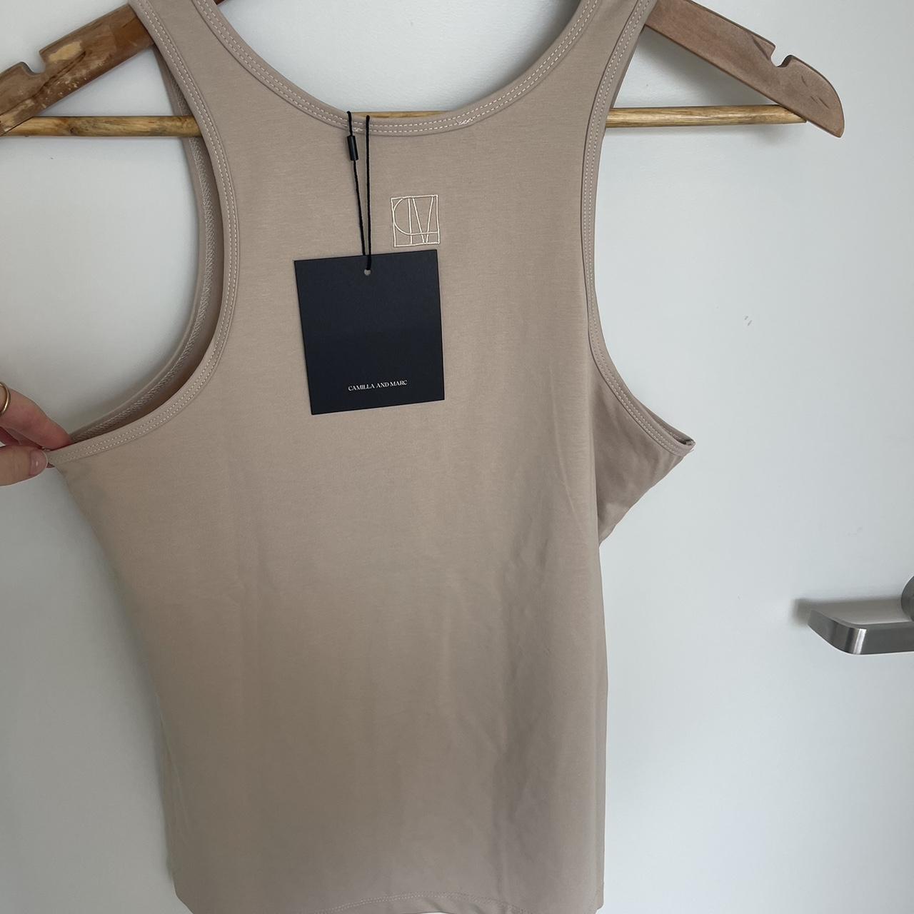 Camilla & Marc Beige singlet tank Size 12 New... - Depop