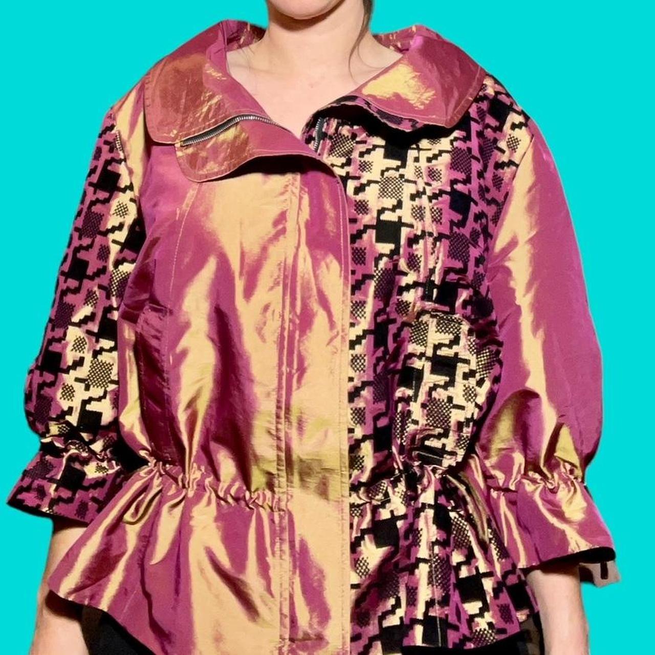 Vintage Color Shifting Lightweight Jacket. No tag/... - Depop