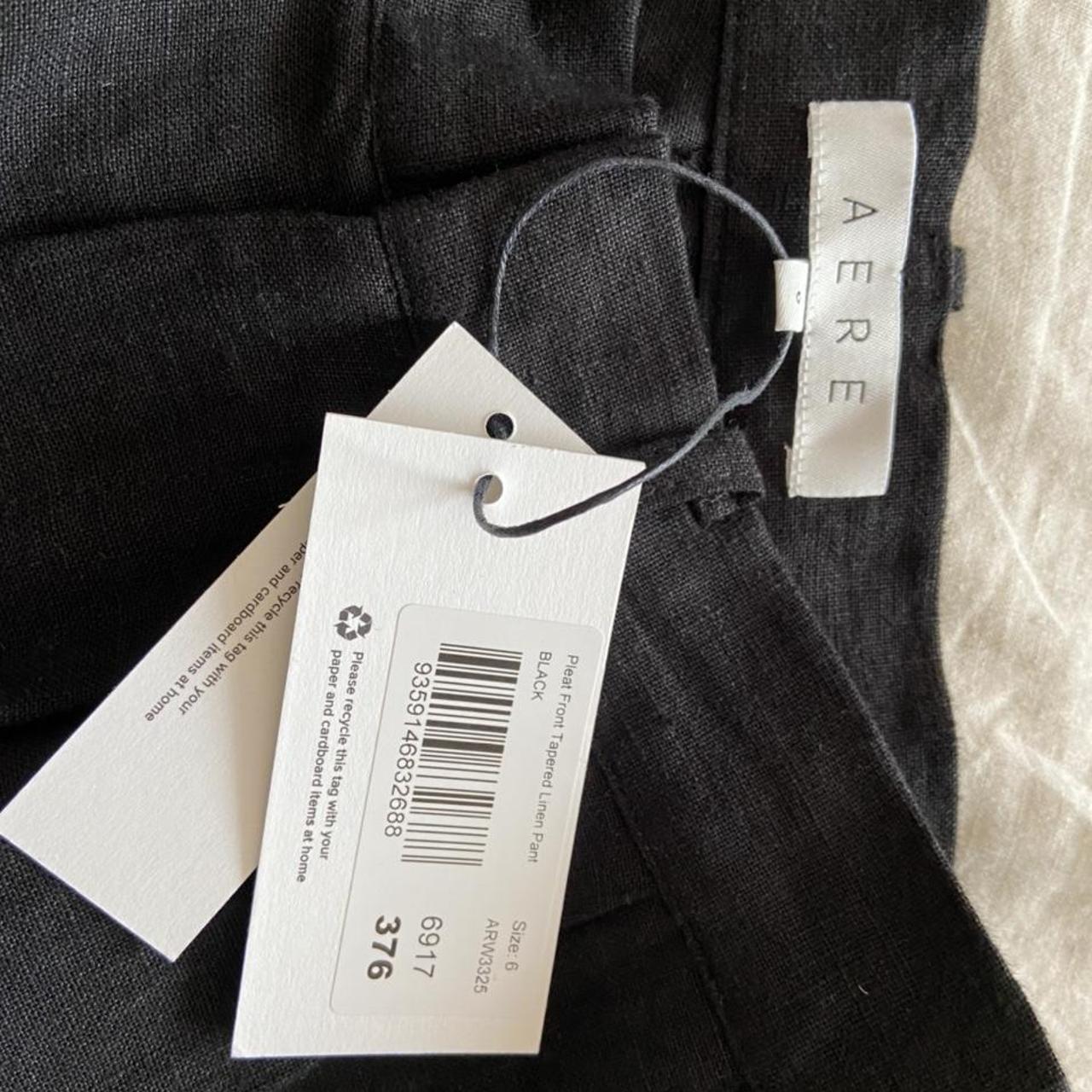 Aere Front Tapered Linen Pants. BNWTs still... - Depop