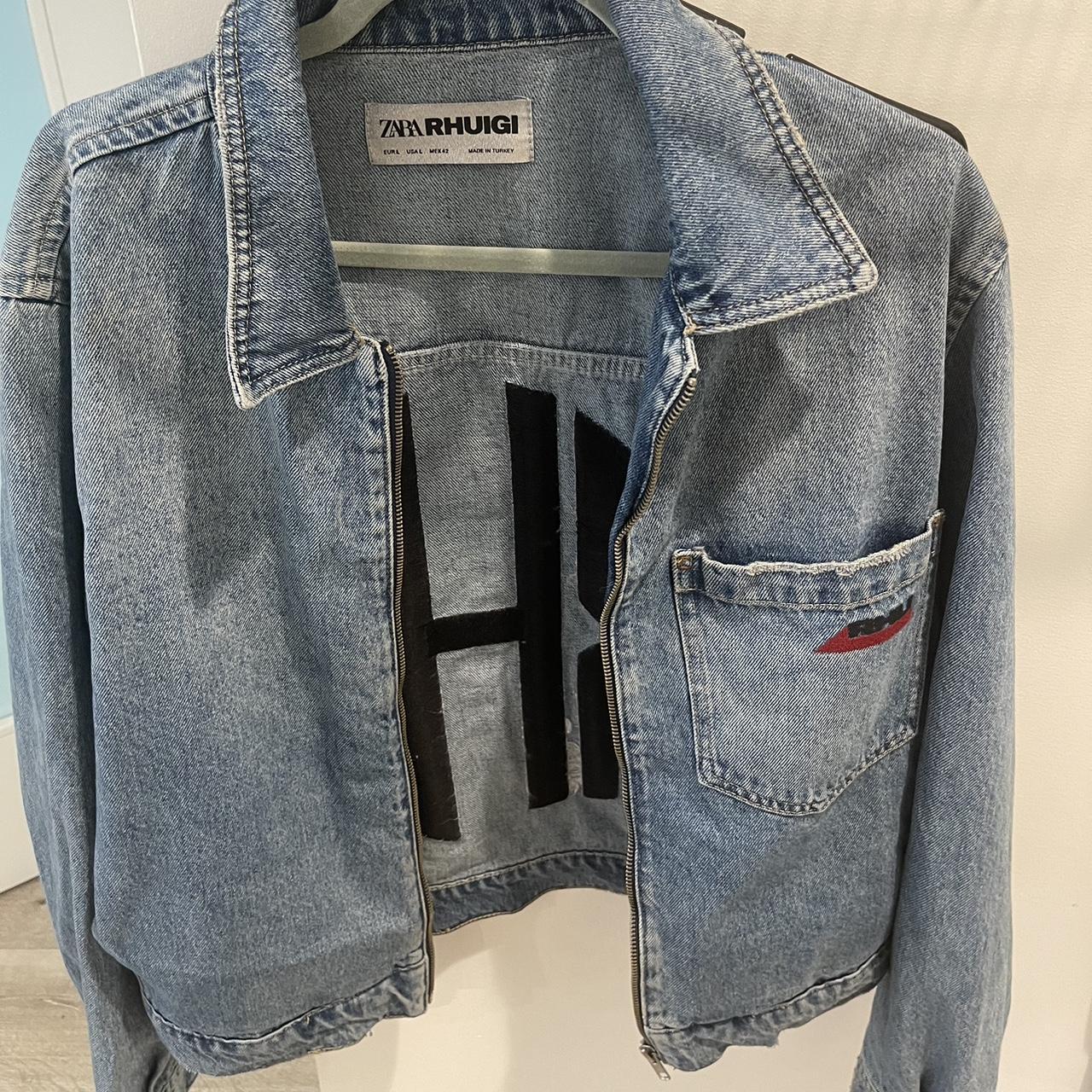 RHU denim Jacket ! Only worn once! #designer #rhude... - Depop