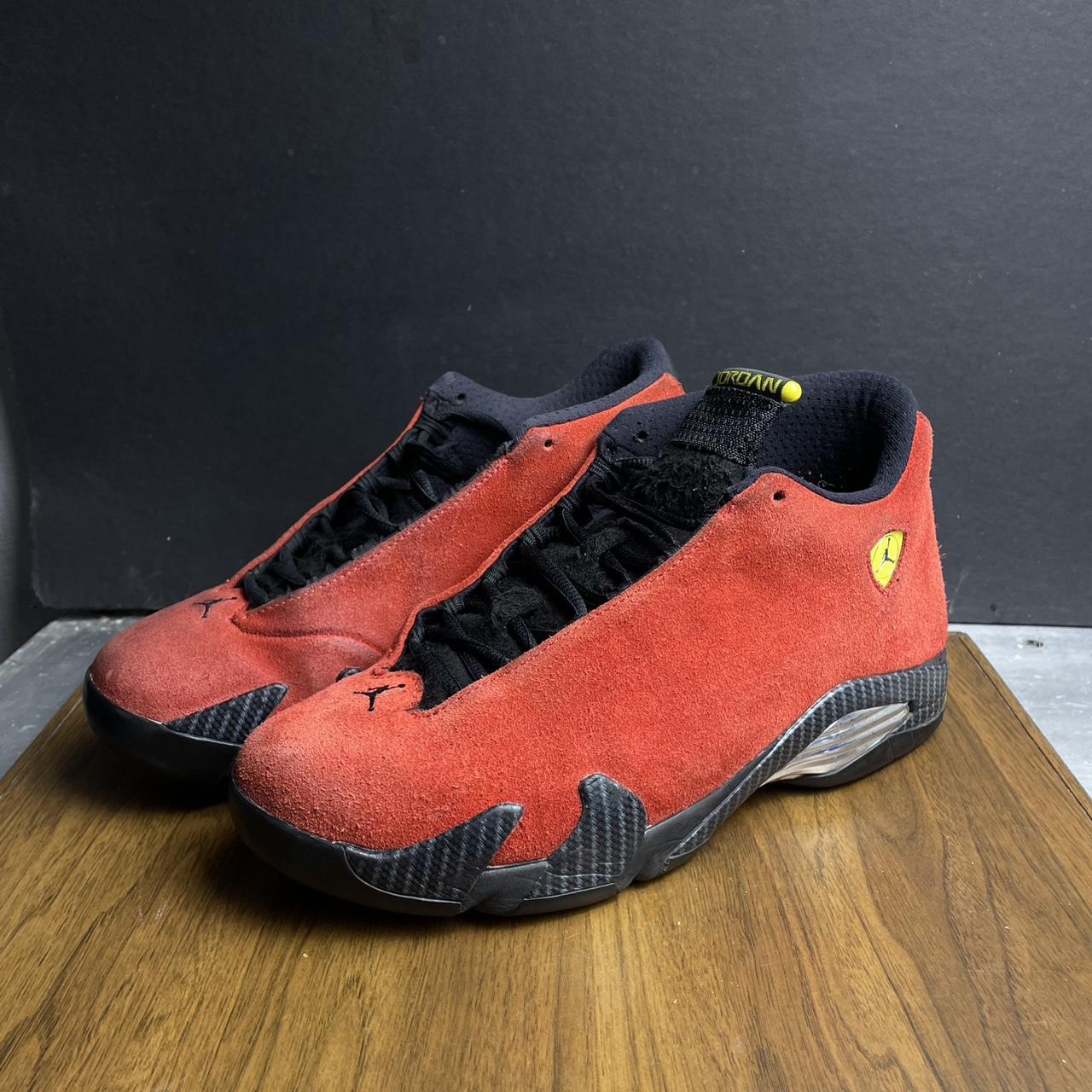 Jordan Ferrari Red 14s size 8 Fresh but right shoe... | Depop