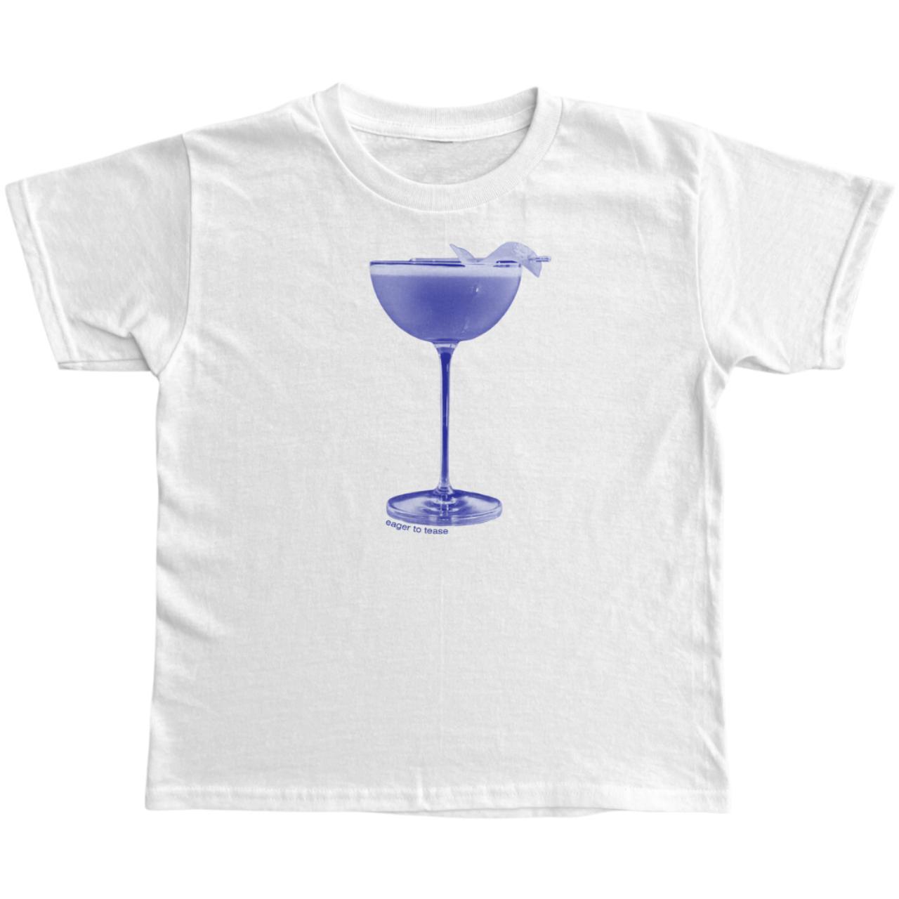 Blue cocktail cotton baby tee & classic tee. ୨♡୧ •... - Depop