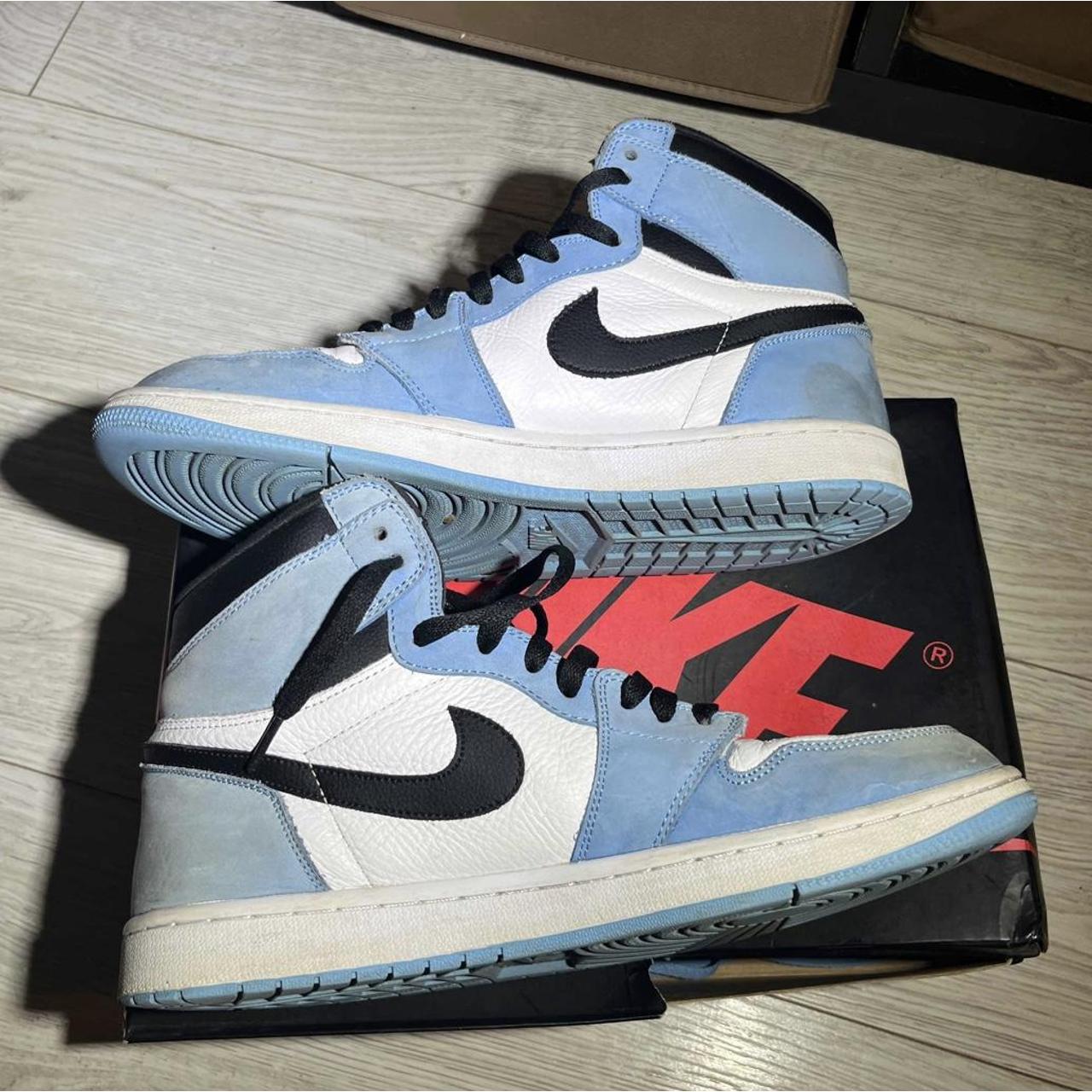 Jordan 1 Unc University Blue Size 12 Used Og... - Depop