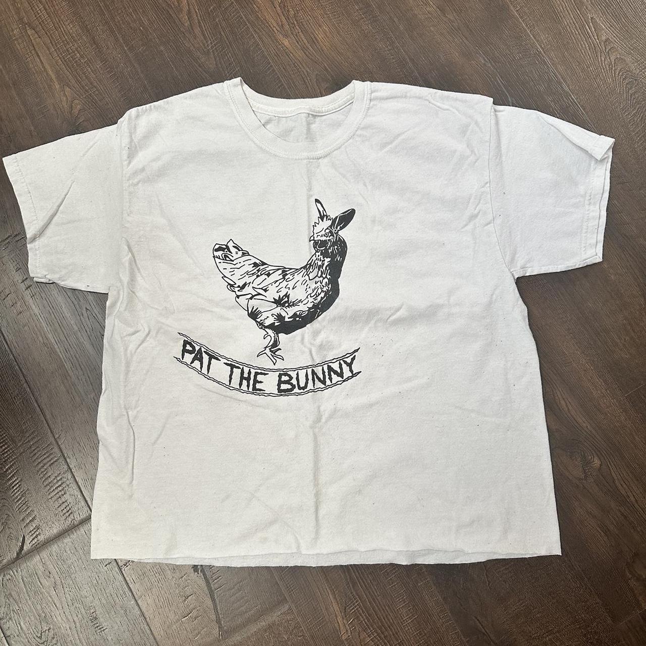 Pat the bunny graphic tee. Cropped fit. Print... - Depop