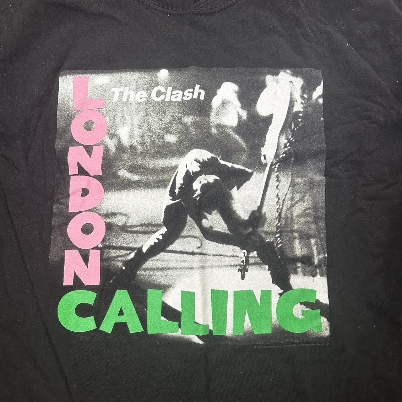 The clash London calling album art shirt. Slightly... - Depop