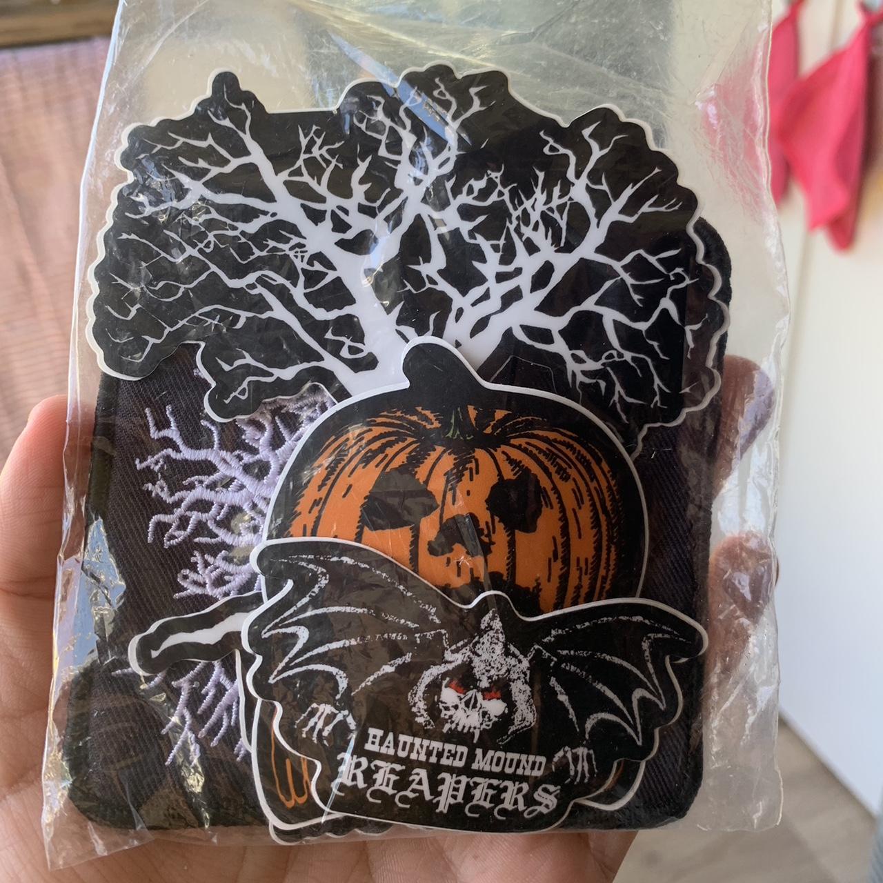 Authentic Haunted Mound Stickers & Patch Bought @... - Depop