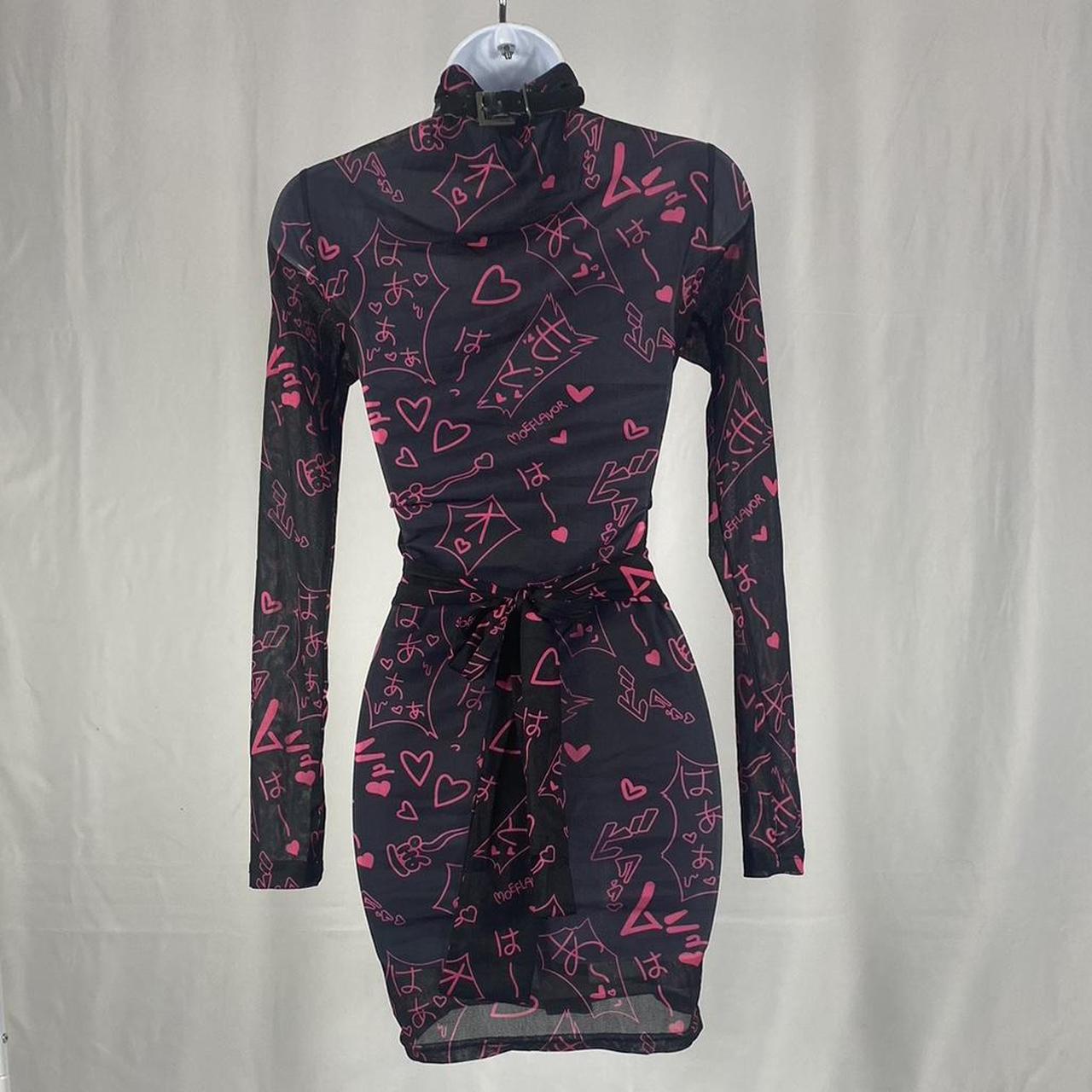 Women's Black and Pink Dress | Depop