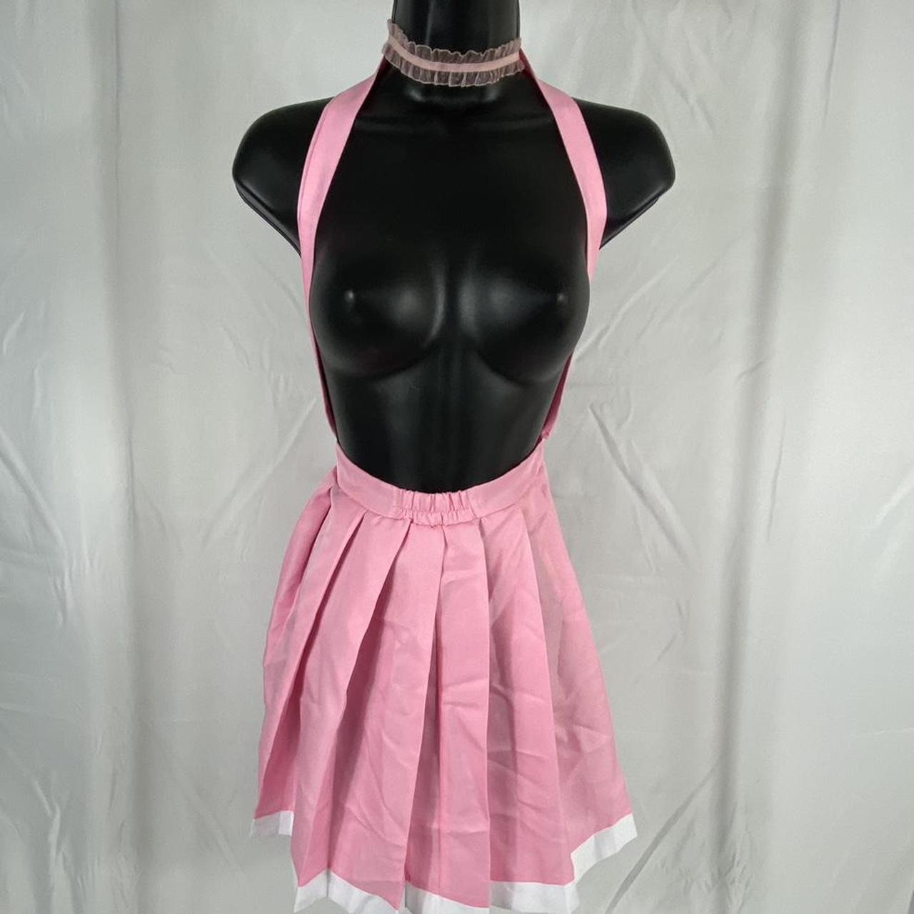 Kawaii pink hatsune miku frilly cosplay skirt +... - Depop