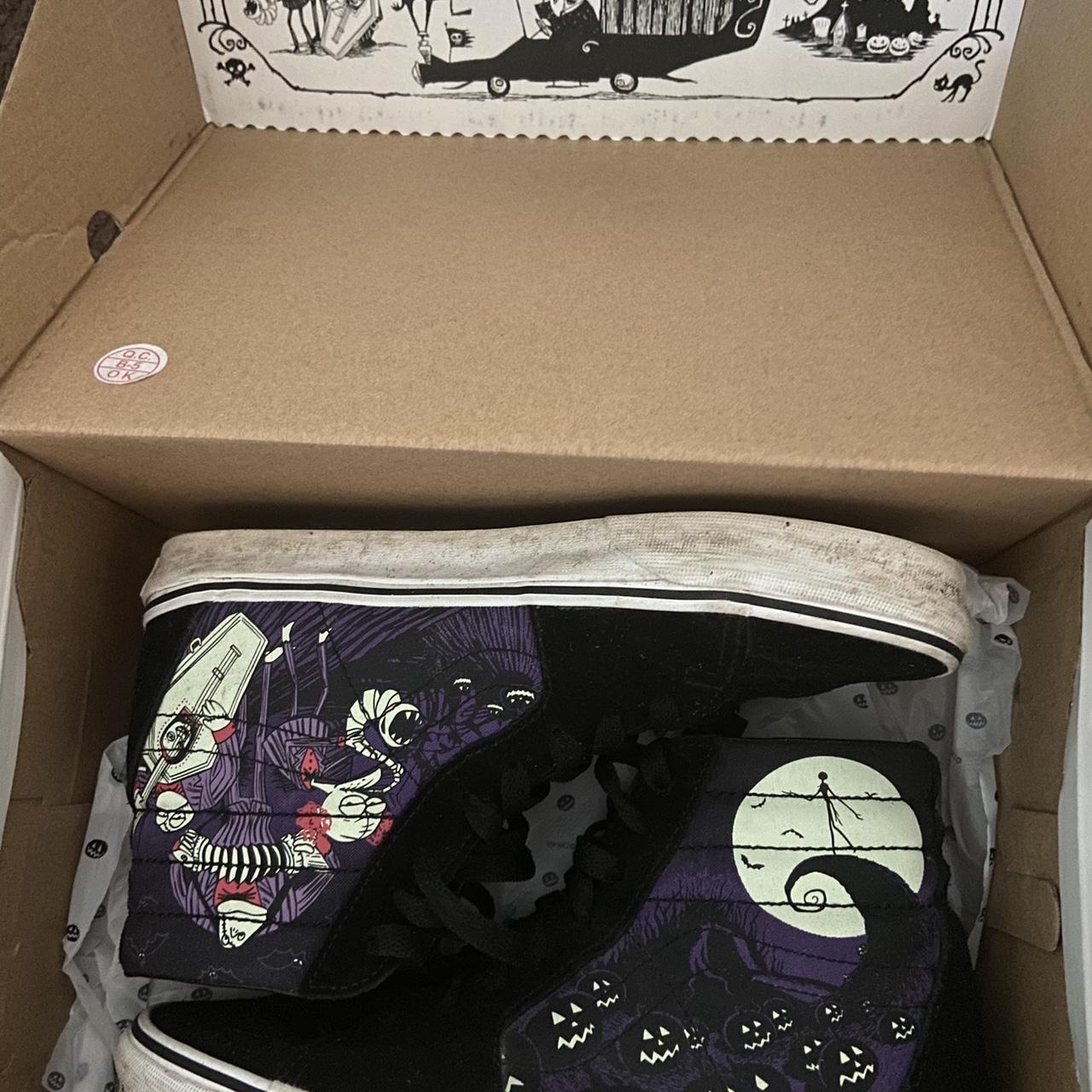 Limited Edition Tim Burton Vans UK 5.5 only worn a... - Depop