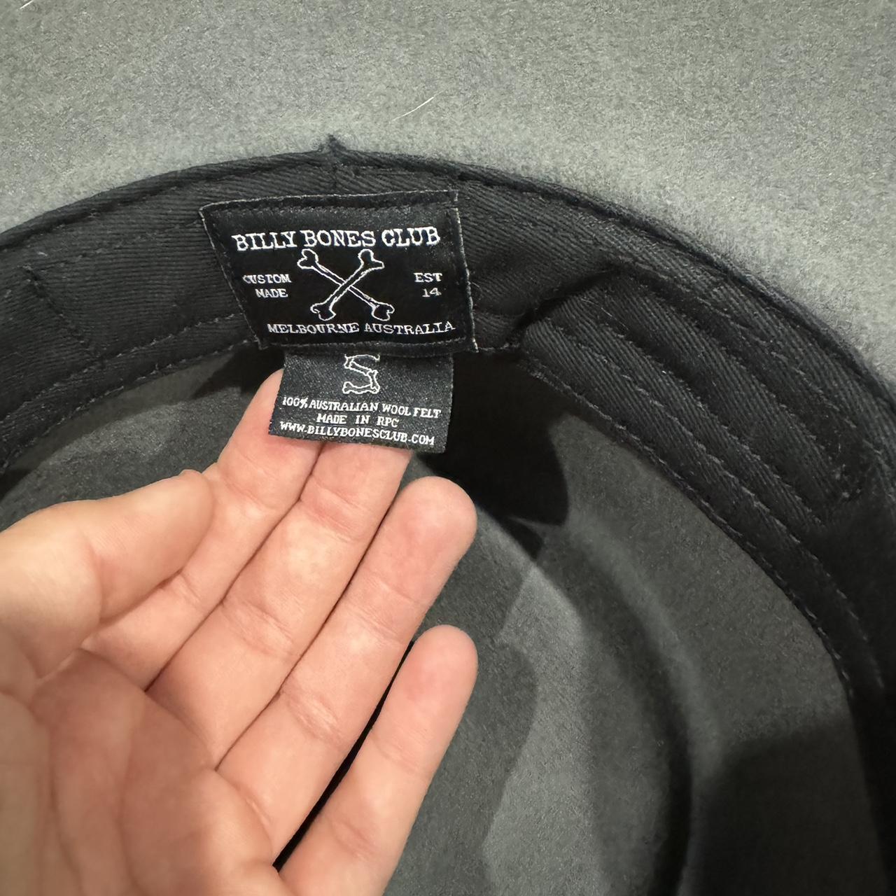 Billy Bones Limited Edition Grey Fedora Size Small Depop