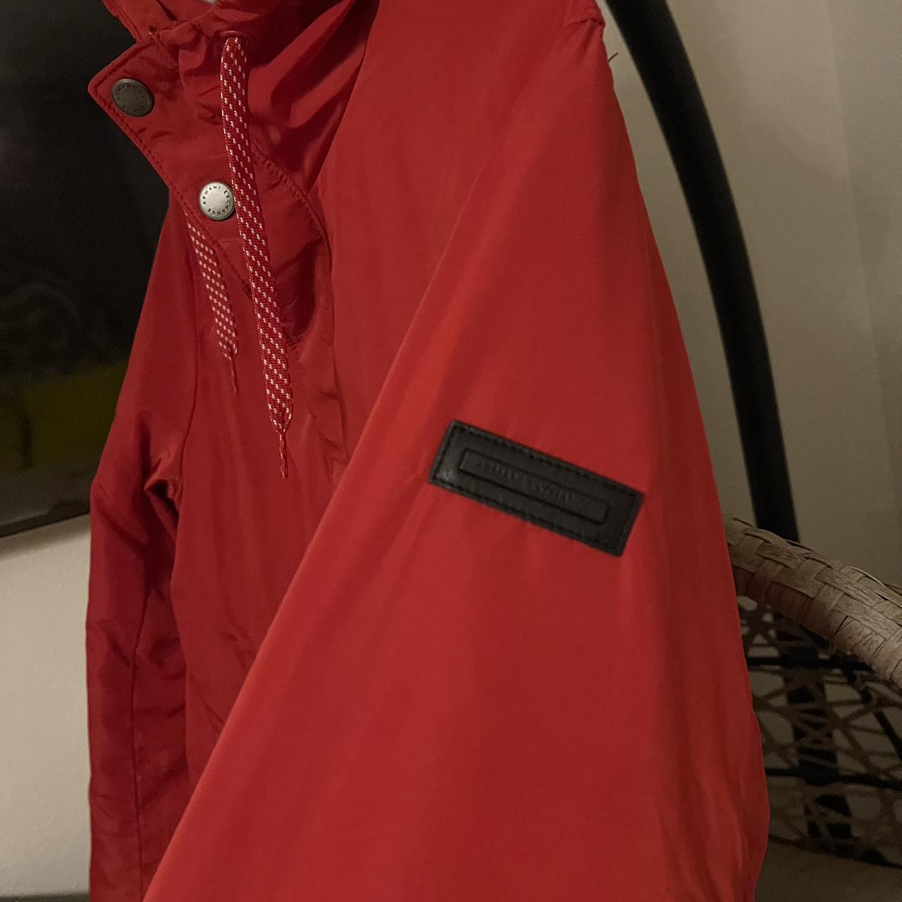 Armani Exchange Red Windbreaker 🏎️ Item(s):... - Depop
