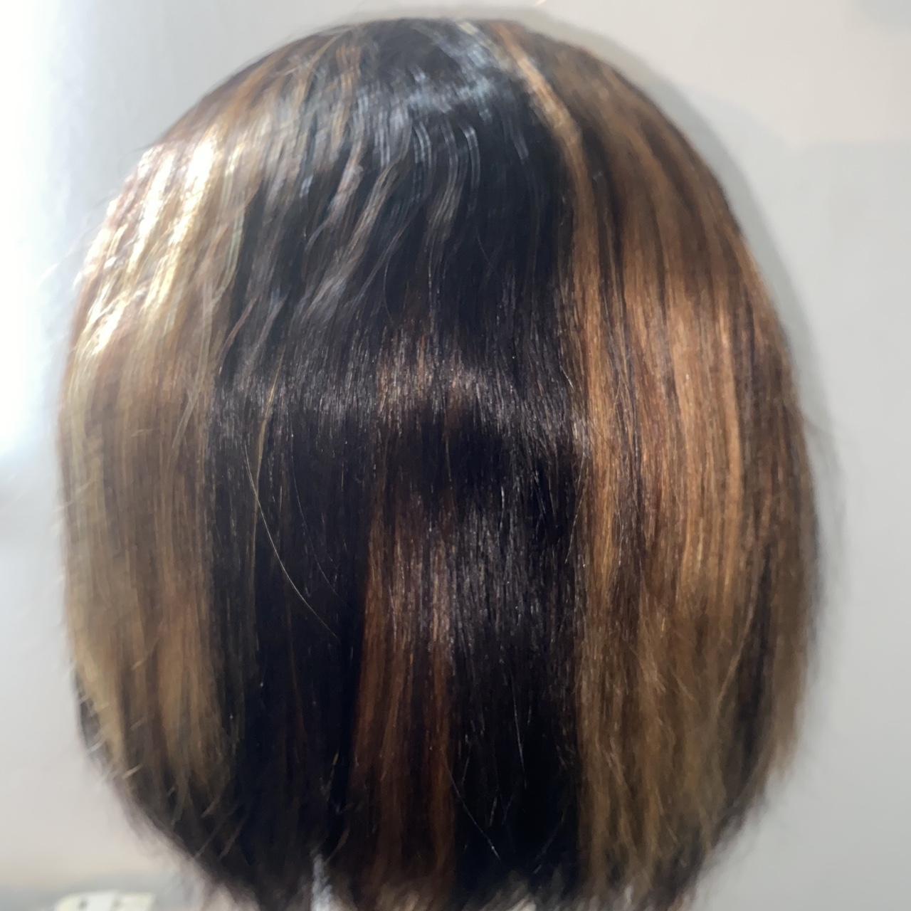 12 inch 180 % density highlighted lace frontal.... - Depop