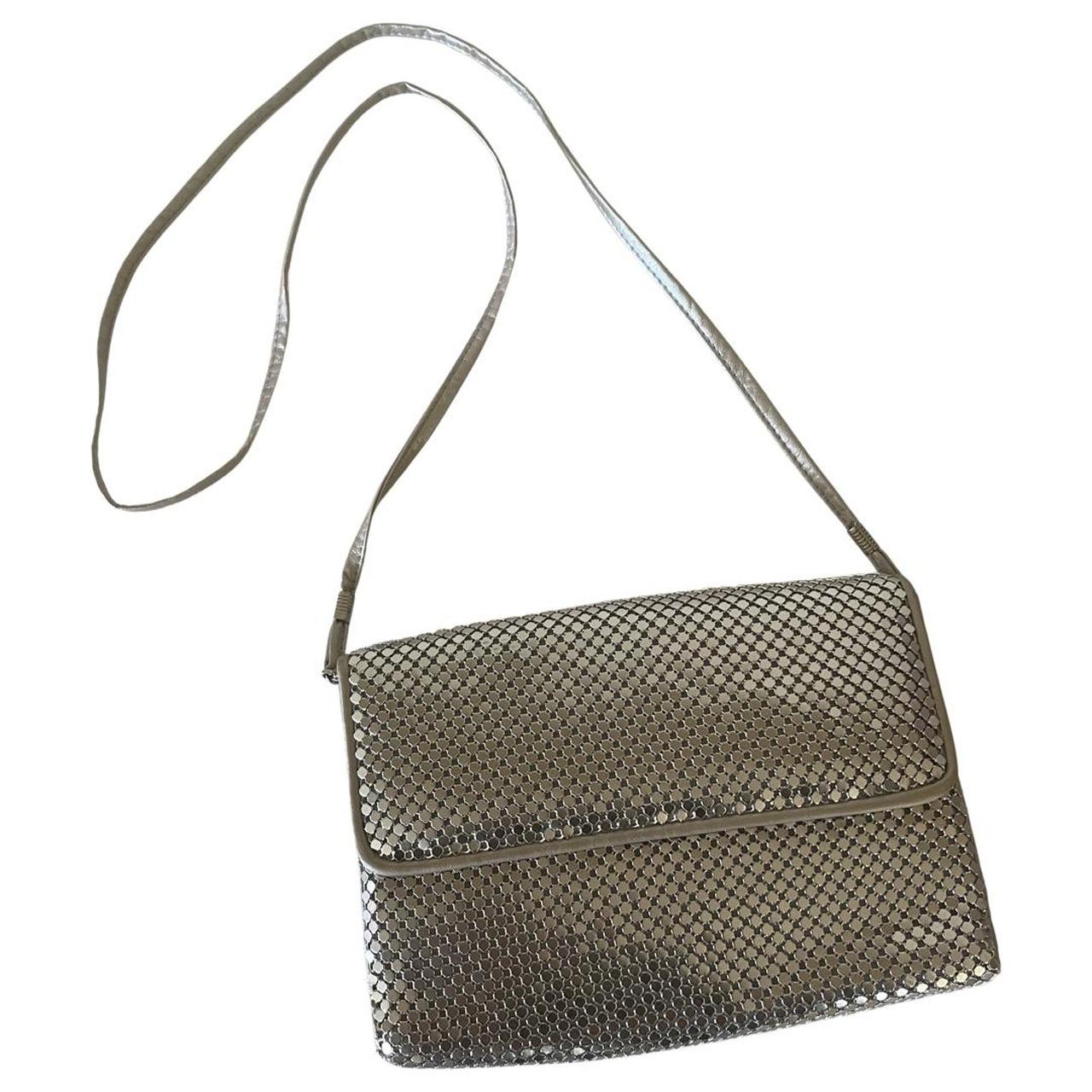 Vintage 80s Whiting & Davis Chain Mesh Shoulder... - Depop