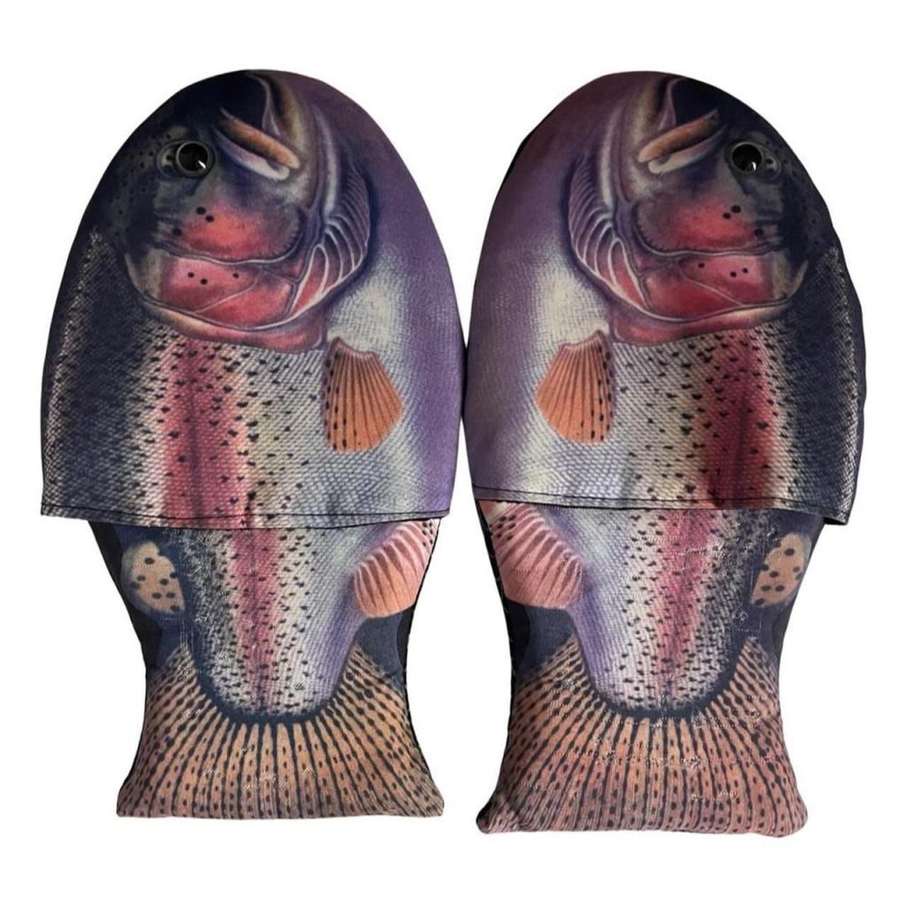 Be the big catch in these bass fish slippers! These... - Depop