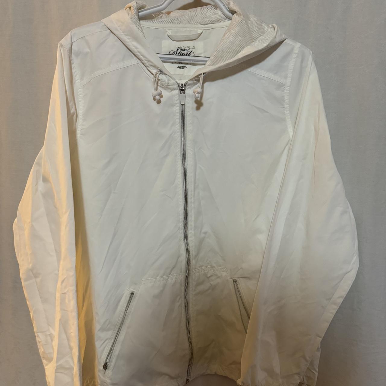 White Sport Jacket! Very Lightweight! Petite XL,... - Depop