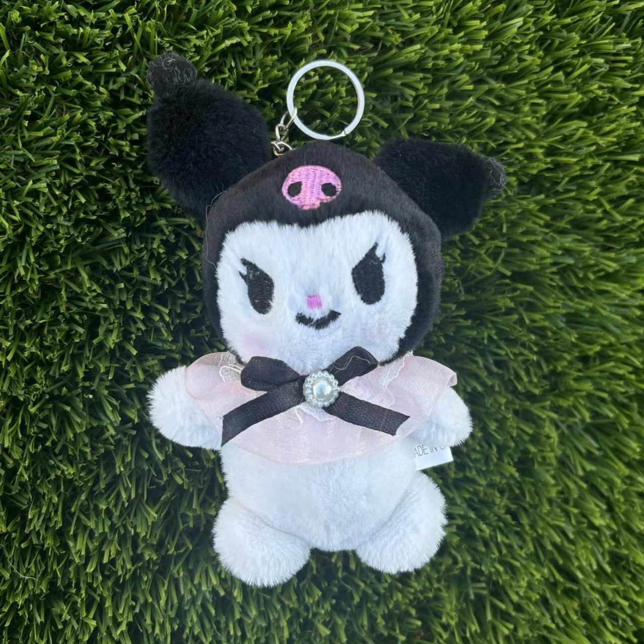 Kuromi san rio keychain plush - Depop