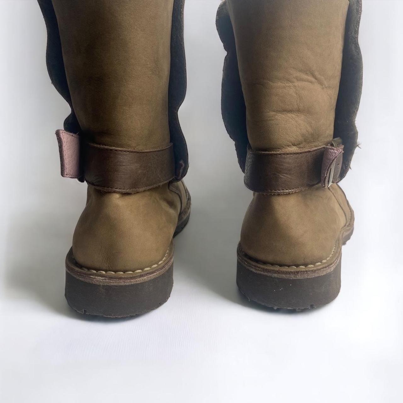 Eric Michael Two Toned Lined Suede Ankle Boots... - Depop