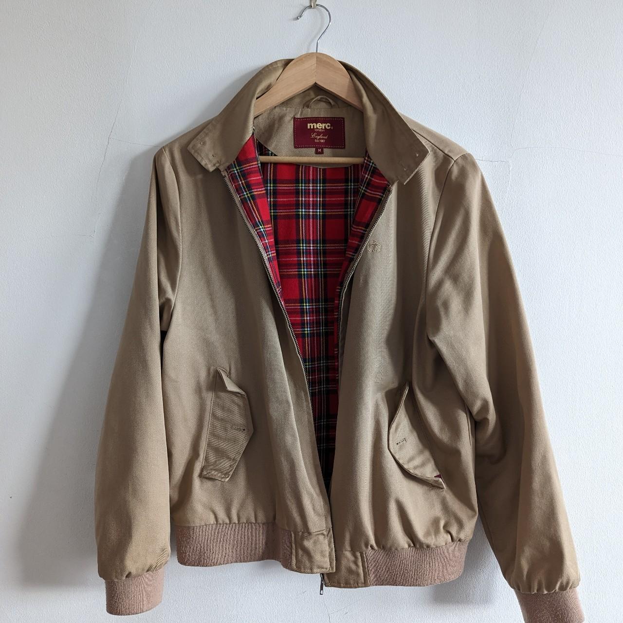 Merc Harrington Jacket in Beige, Size Medium. Love... - Depop