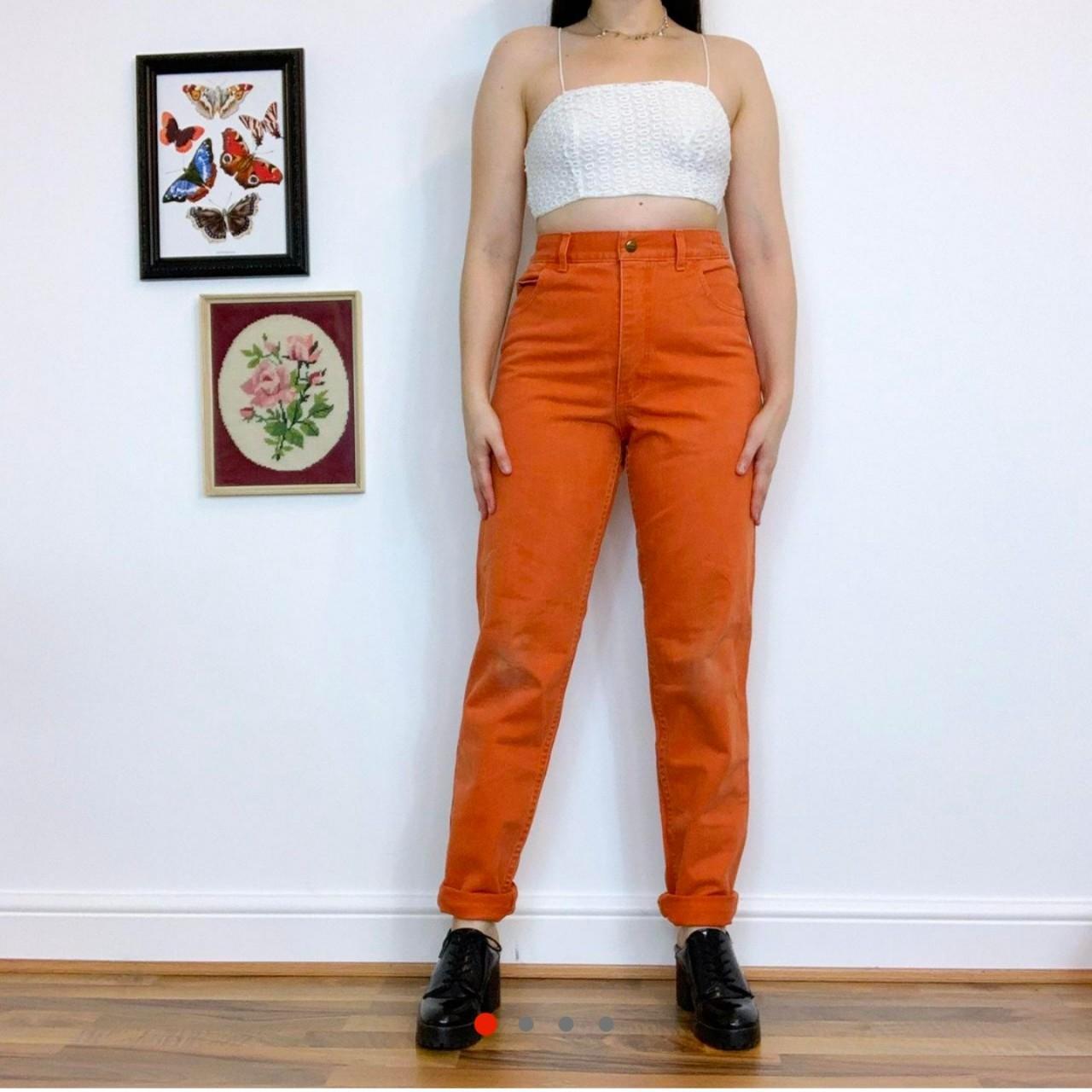 Repop! Adorable vintage orange high waisted mom... - Depop