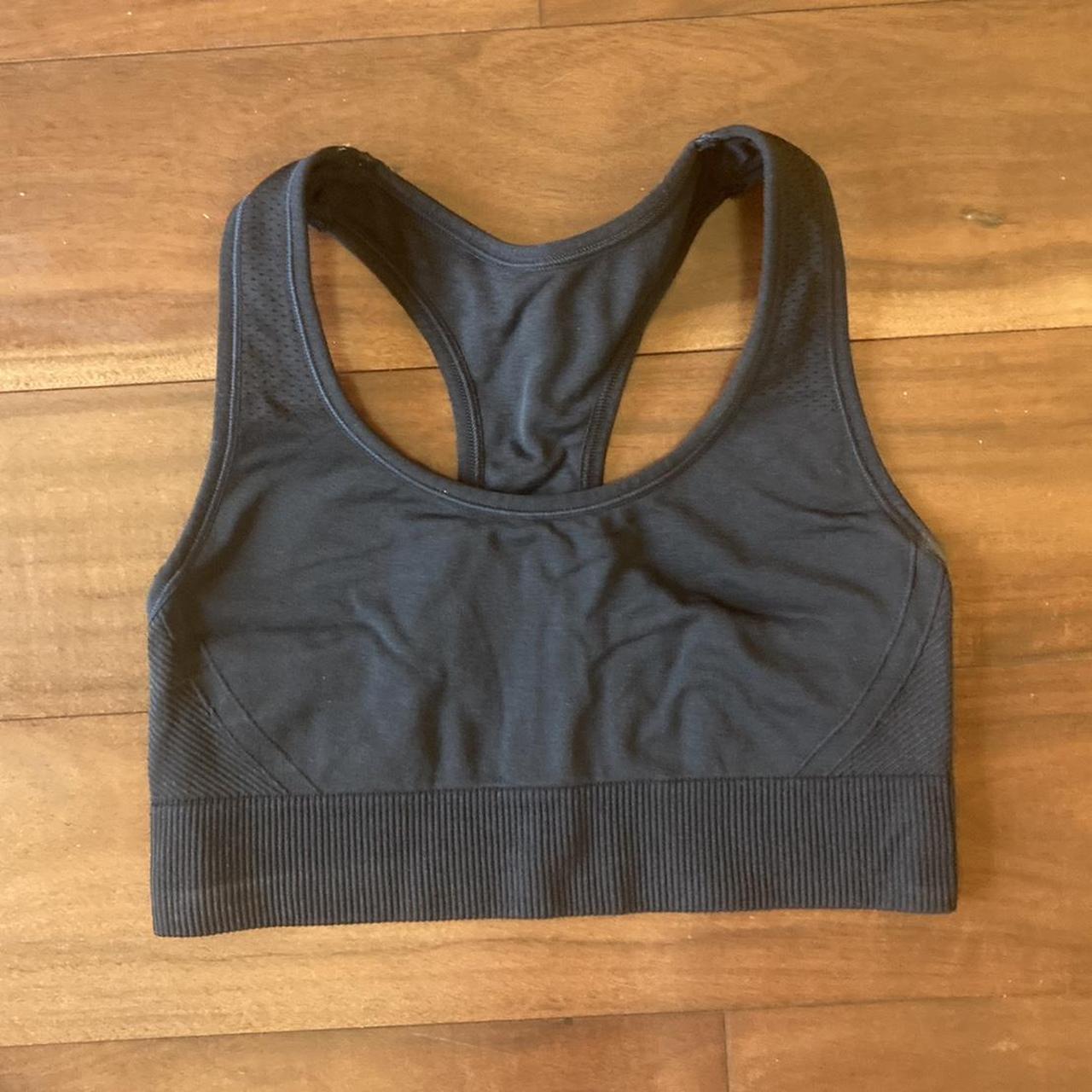 breathable supportive racerback sports bra option to... - Depop