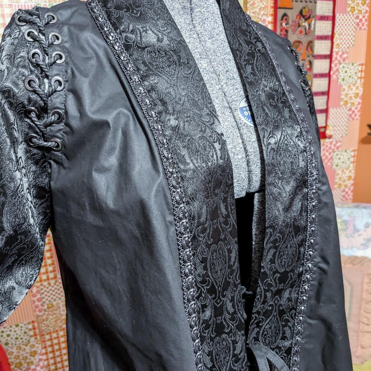 🖤🕯️Gothic Punk Rave Kimono Top and Skirt Set🕯️🖤 -... | Depop