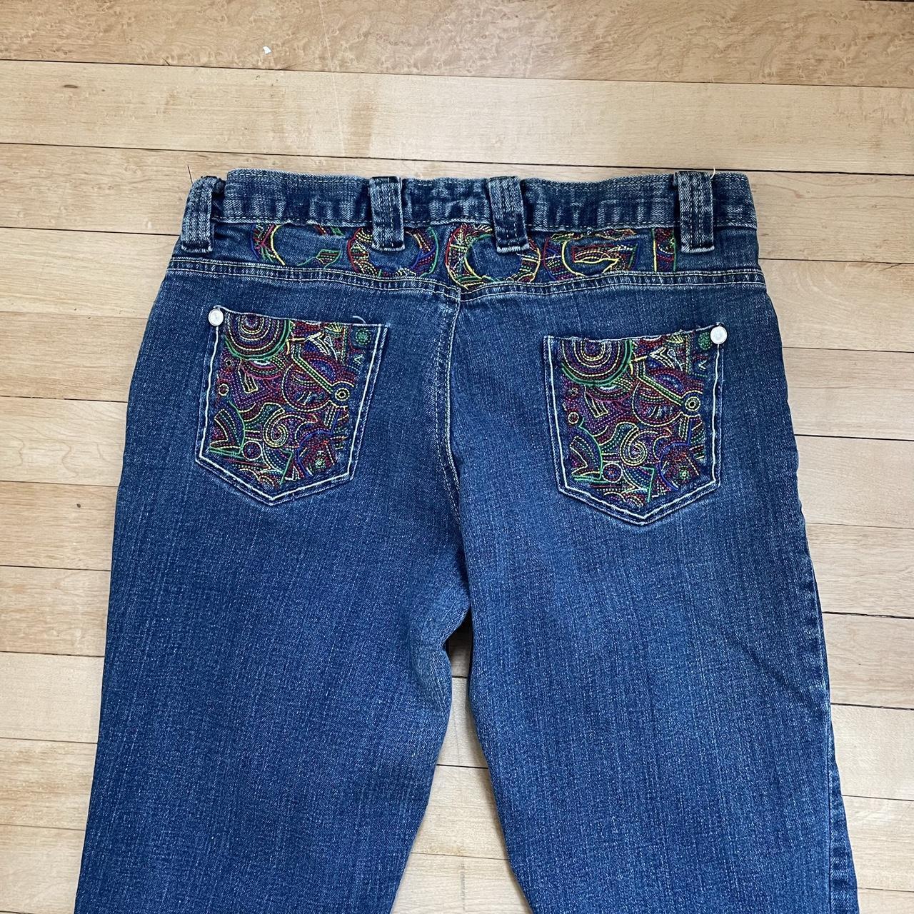 Coogi Women’s Embroidered Jeans In good condition... - Depop