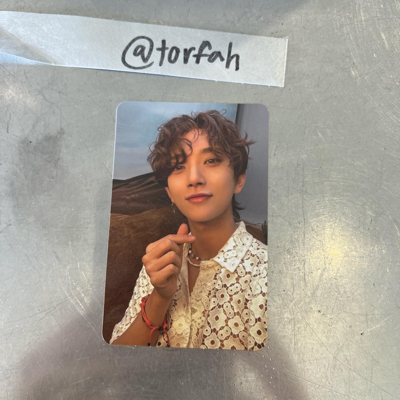 Joshua Face the Sun Ray Version Photocard Dm me if... - Depop