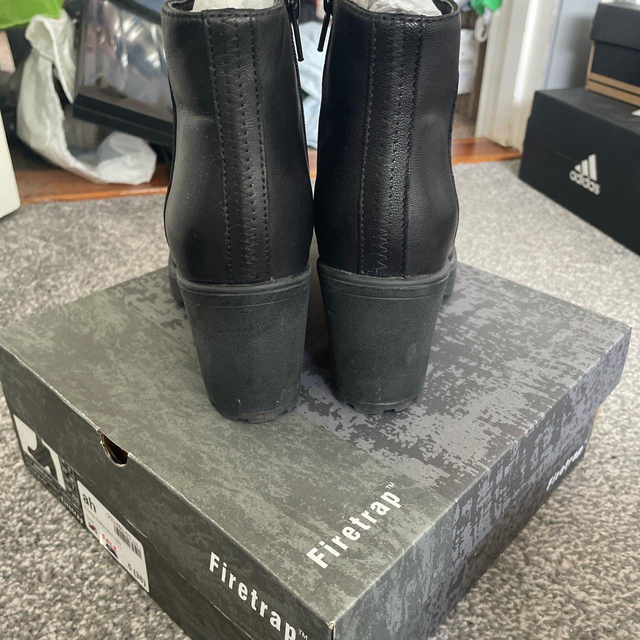 Firetrap heeled leather boots size UK 5 Perfect... - Depop