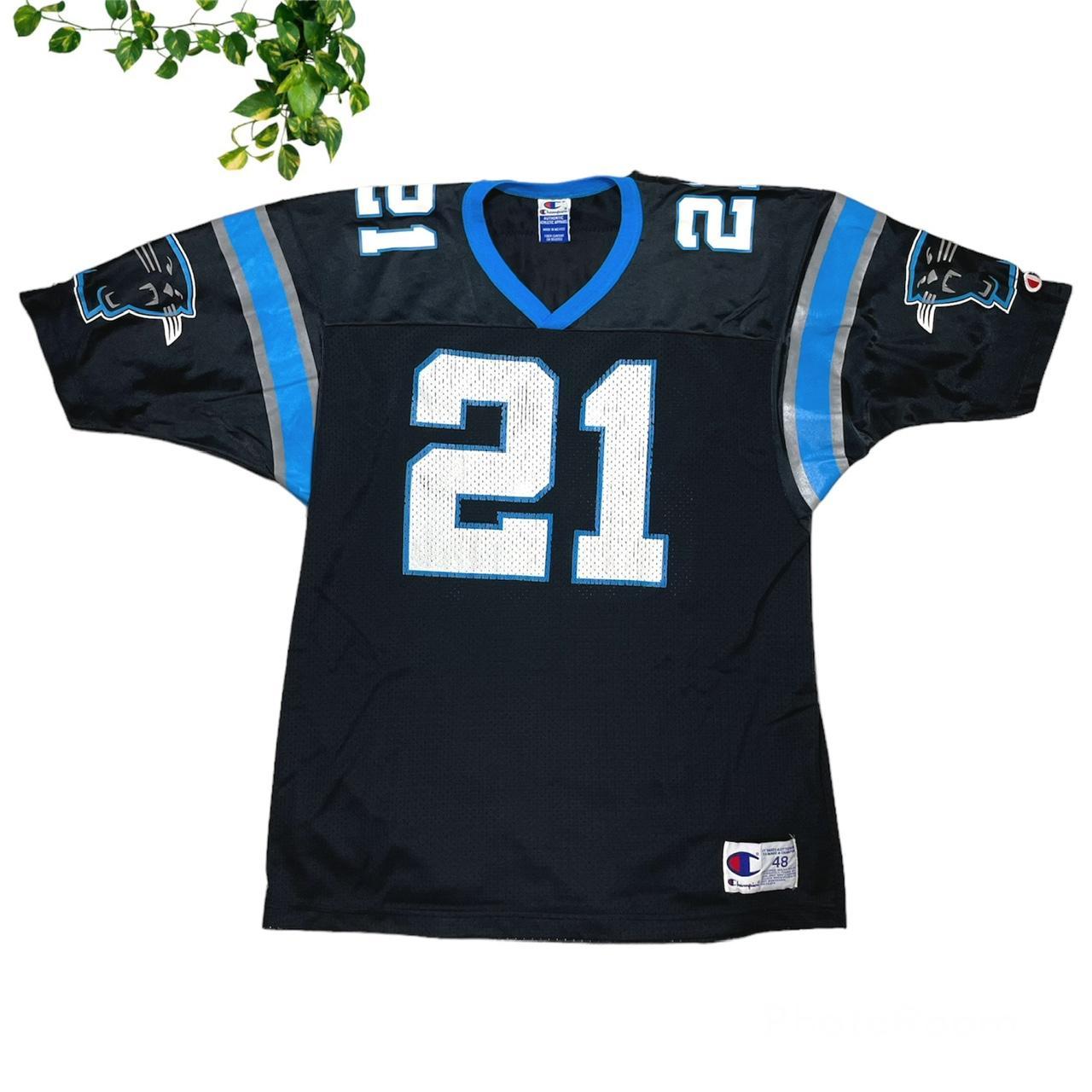 Vintage Tim Biakabutuka #21 Carolina Panthers NFL... - Depop