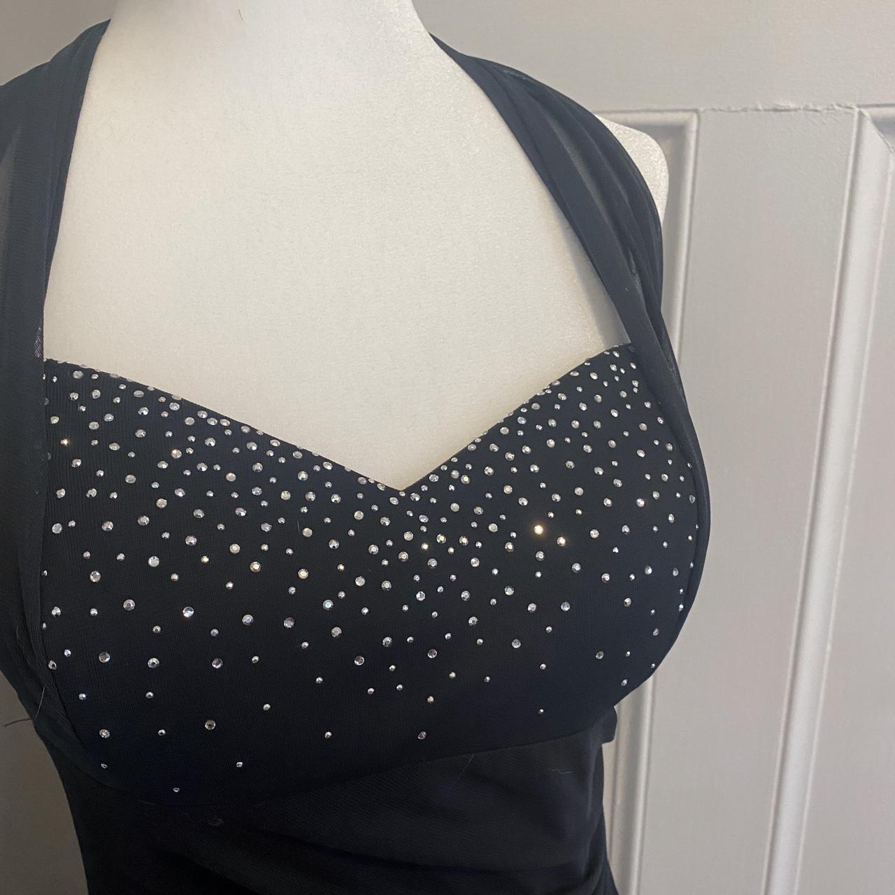 vintage Y2K LBD 🖤 gorgeous and slinky maxi length... - Depop