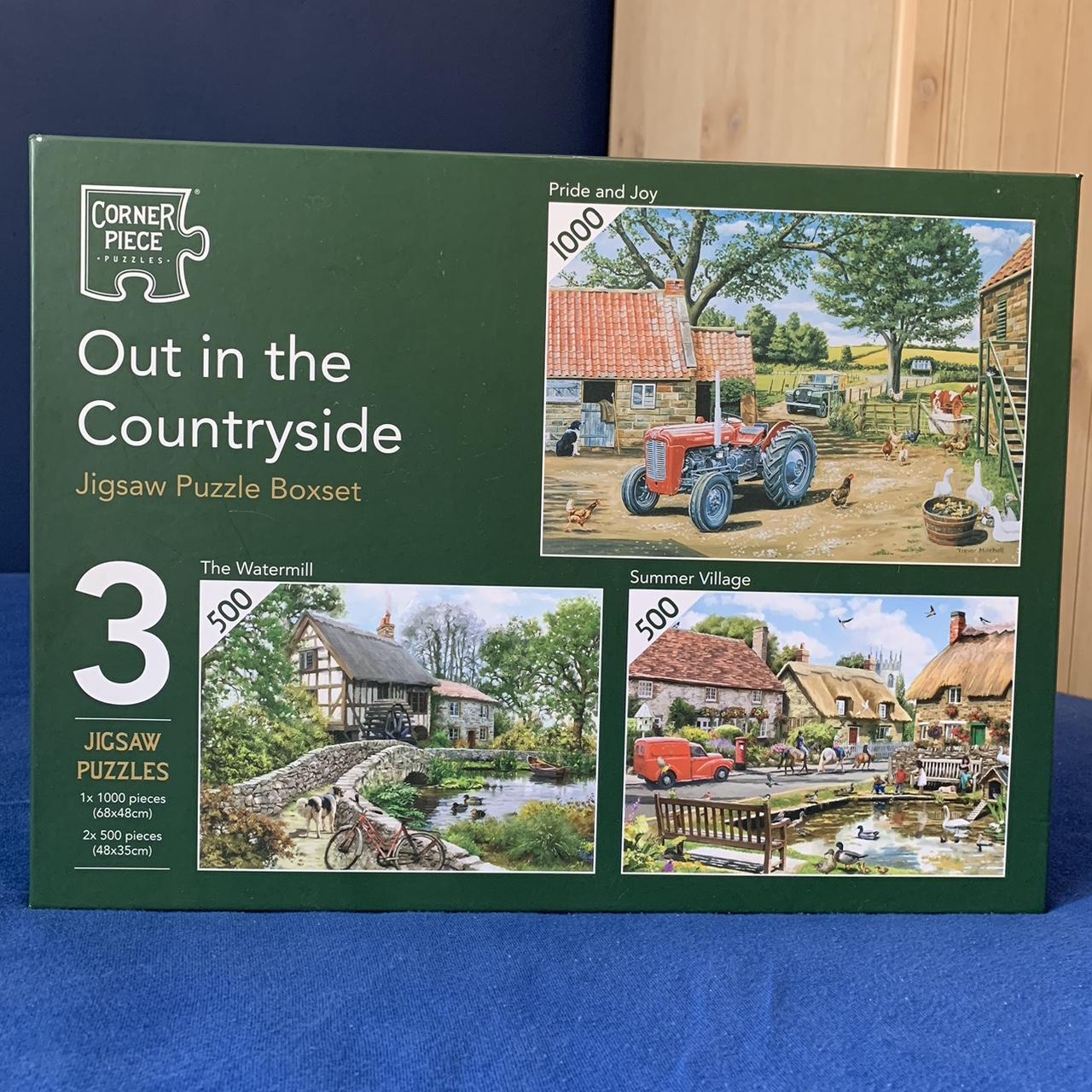 2000 Piece Jigsaw Puzzle box set 3 jigsaw... - Depop