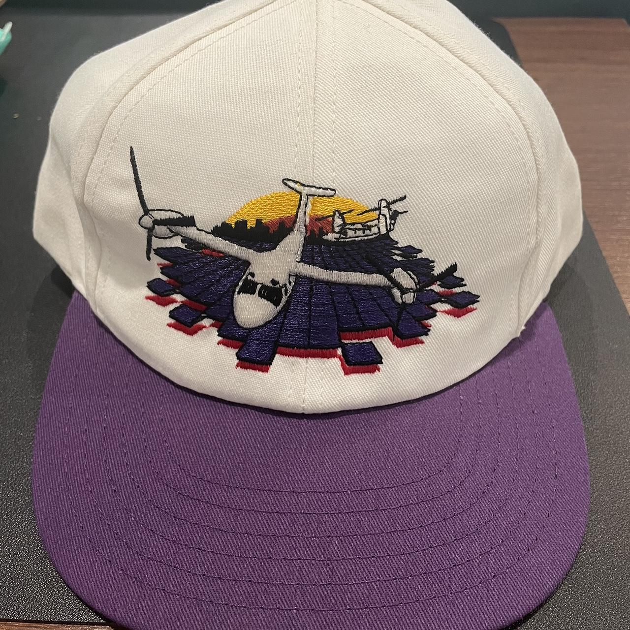 Vintage 1990s Fighter plane Air Force Snap back hat... - Depop