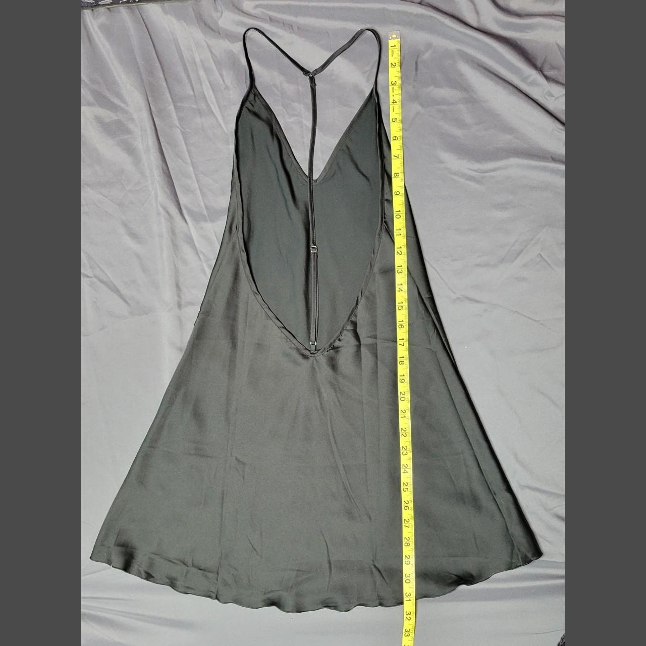 Black flowy dress with open back. Worn... - Depop